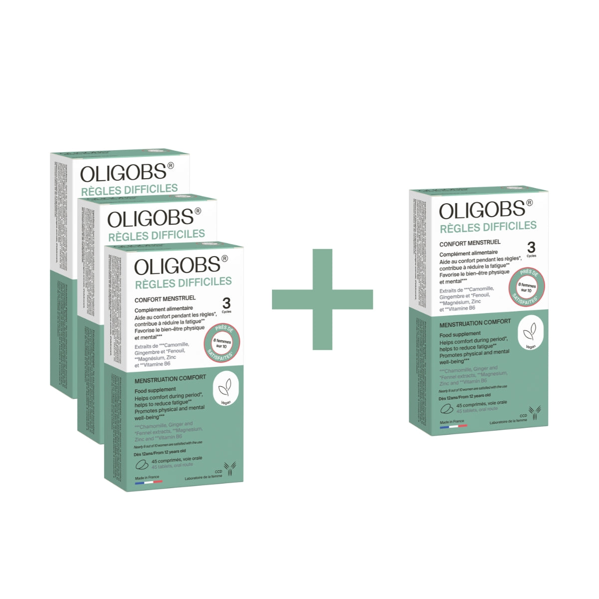 OLIGOBS® Règles Difficiles - Complément alimentaire Confort menstruel ...
